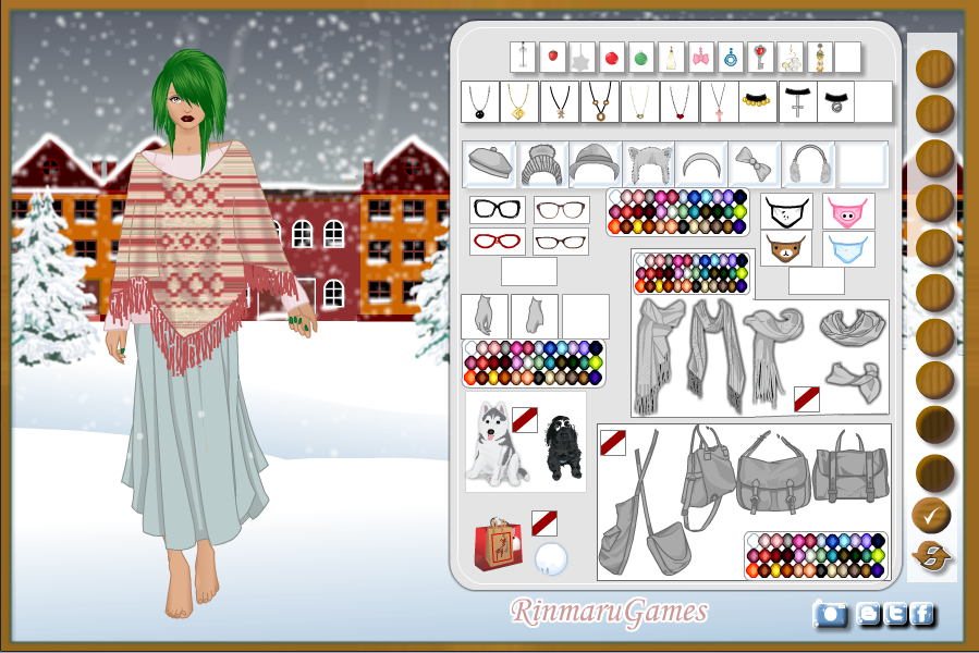 ♥ Mega winter fashion dress up game ♥ - Play Online on Flash Museum 🕹️