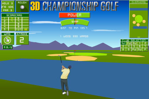 3D Championship Golf - Play Online on Flash Museum 🕹️