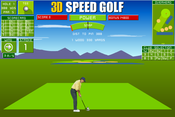 3D Speed Golf - Play Online on Flash Museum 🕹️