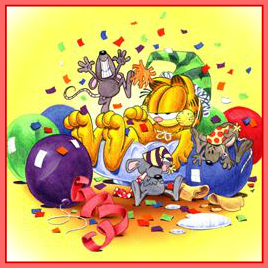 A Garfield Jumbled Jigsaw: June 2002 Square - Play Online on Flash ...