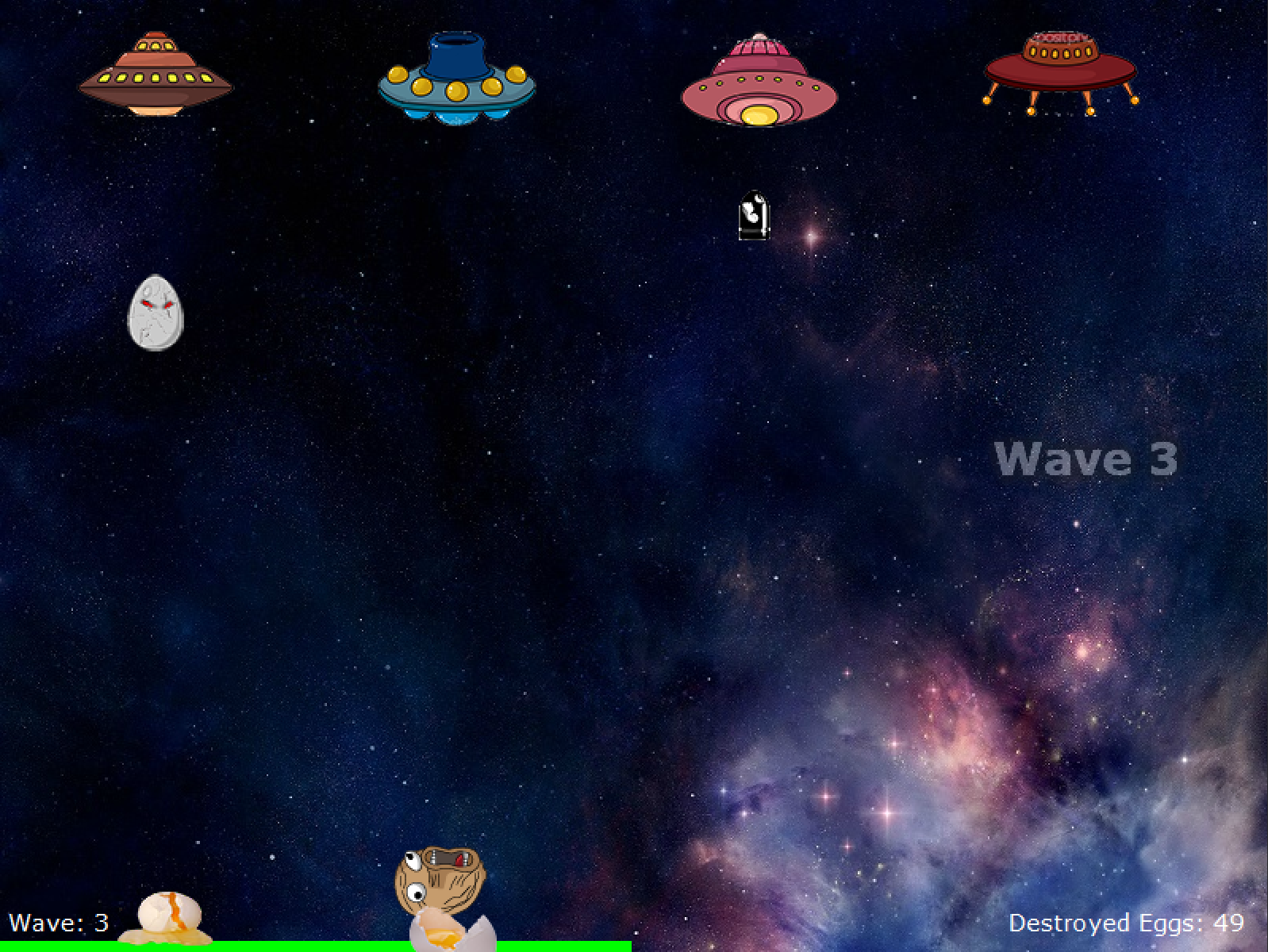 Alien Eggz - Play Online on Flash Museum 🕹️