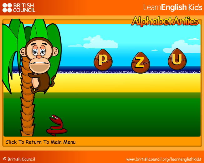 Alphabet Antics - Play Online on Flash Museum 🕹️