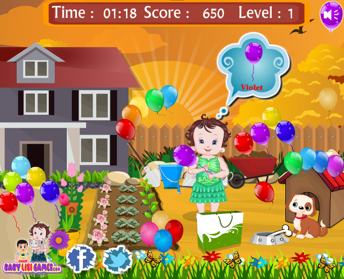 Baby Lisi Learning Colors - Play Online on Flash Museum 🕹️