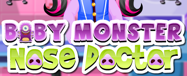 Baby Monster Nose Doctor - Play Online on Flash Museum 🕹️