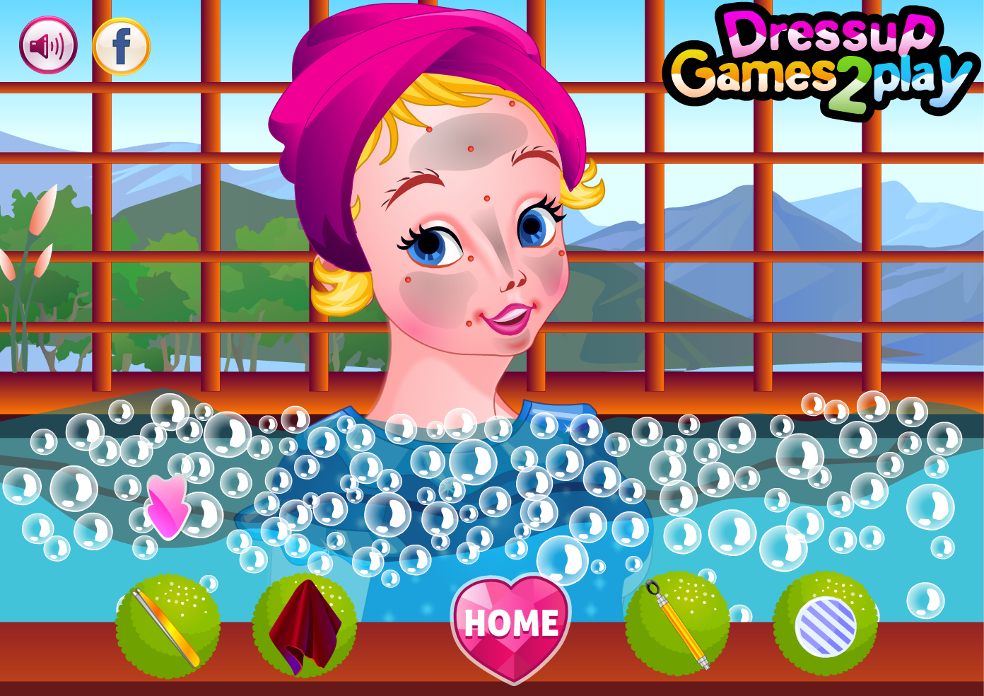 Baby Princess Cinderella Spa - Play Online on Flash Museum 🕹️