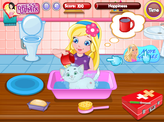 Baby Sofia's White Kitty - Play Online on Flash Museum 🕹️