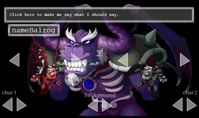 Balrog Scene Creator V1.0 - Play Online on Flash Museum 🕹️