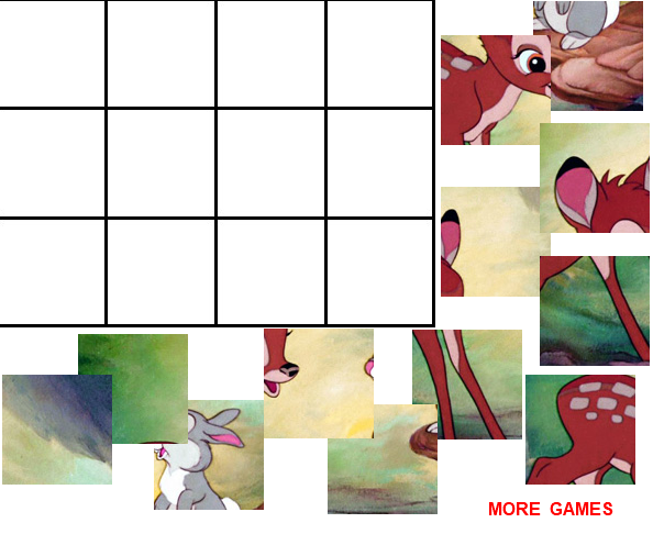 Bambi Learns the First Words Jigsaw - Play Online on Flash Museum 🕹️