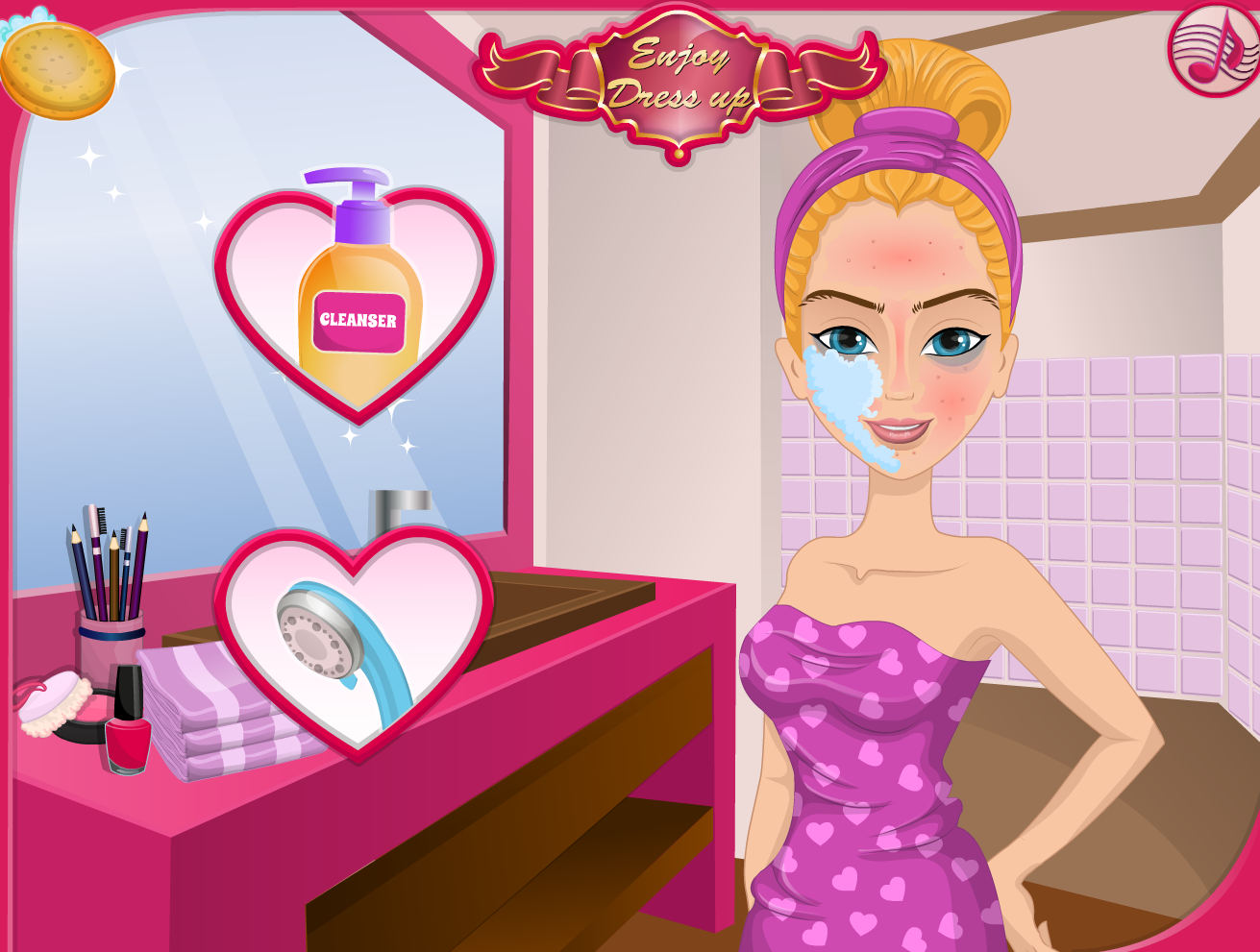 Barbie's First Date Makeover - Play Online on Flash Museum 🕹️