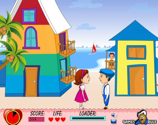 Beach House Kiss - Play Online on Flash Museum 🕹️