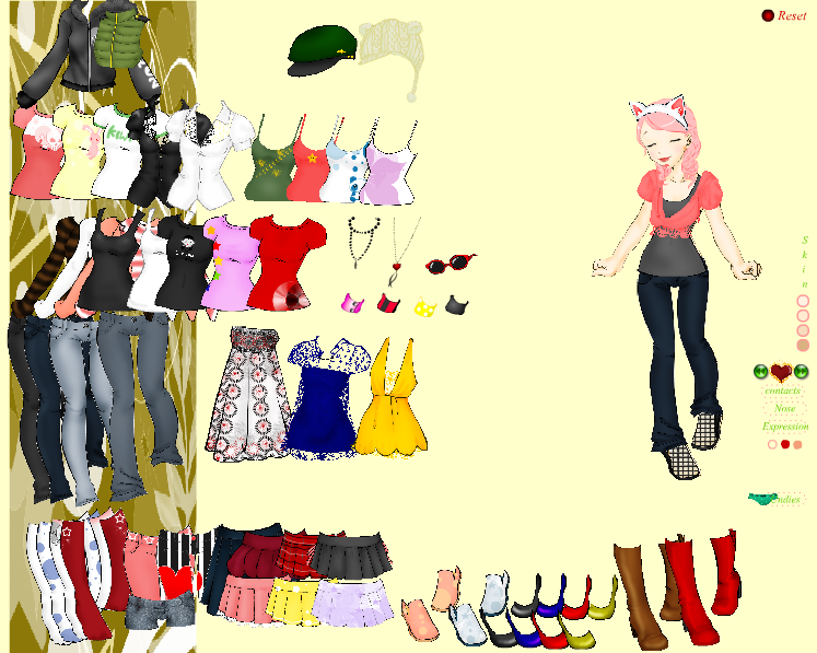 Bella's Dress up - Play Online on Flash Museum 🕹️