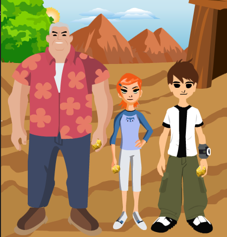 Ben 10 Gold Miner - Play Online on Flash Museum 🕹️