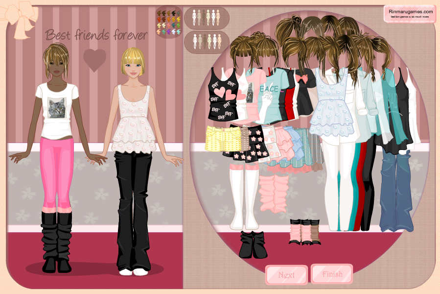 Best Friend Forever Dress Up G - Play Online on Flash Museum 🕹️