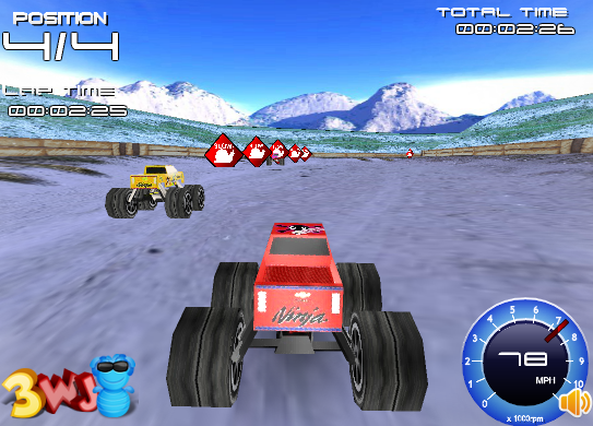 Big Monster Truck - Play Online on Flash Museum 🕹️