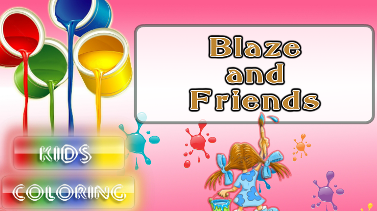 Blaze and Friends Kids Coloring - Play Online on Flash Museum 🕹️