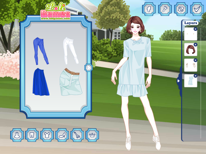 Blue Dresses - Play Online on Flash Museum 🕹️
