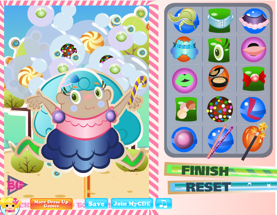 Candy Crush Dress Up - Play Online on Flash Museum 🕹️