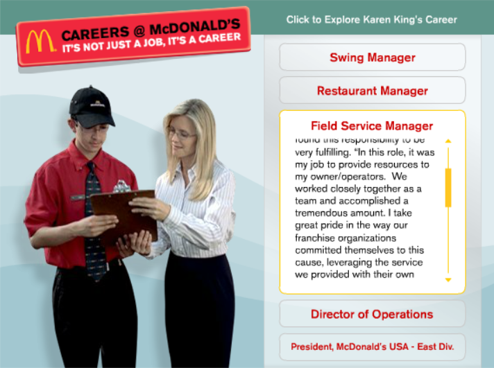 Careers @ McDonald's: Karen King - Play Online on Flash Museum 🕹️