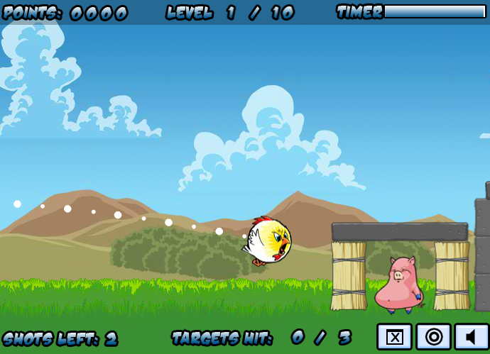 Chick 'n BASH - Play Online on Flash Museum 🕹️