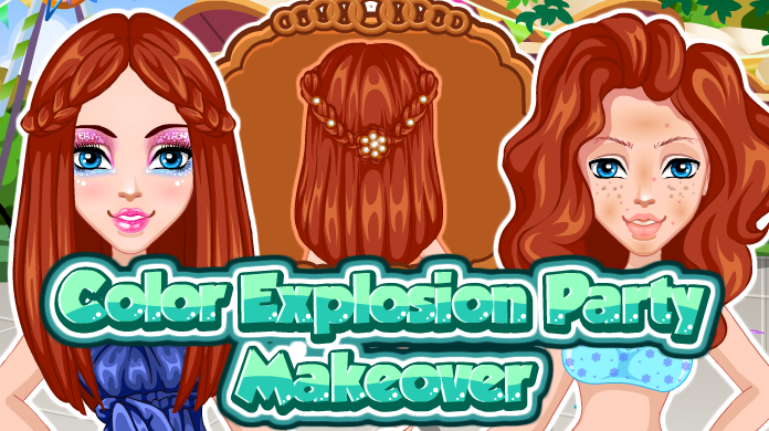 Color Explosion Party Makeover - Play Online on Flash Museum 🕹️
