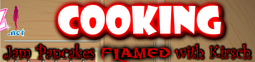 Cooking Jam Pancakes FLAMED with Kirsch - Play Online on Flash Museum 🕹️