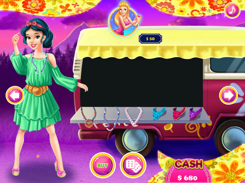 Disney Princesses: Hippie Fashion - Play Online on Flash Museum 🕹️