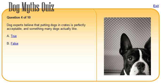 Dog Myths Quiz - Play Online on Flash Museum 🕹️