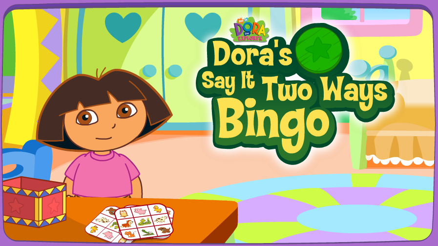 Dora's Say It Two Ways Bingo - Play Online on Flash Museum 🕹️