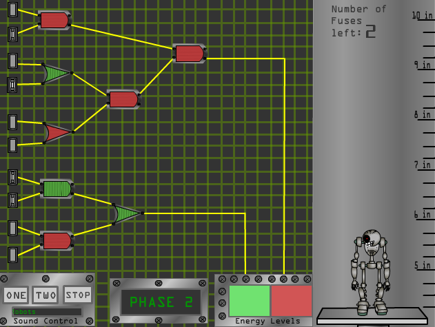 Dr. Steel's Grow the Robot - Play Online on Flash Museum 🕹️