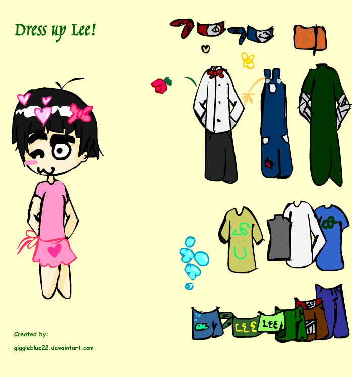 Dress Up Lee! - Play Online on Flash Museum 🕹️