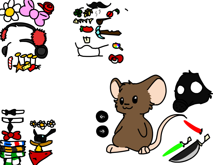 Dress up Mouse (killercats) - Play Online on Flash Museum 🕹️