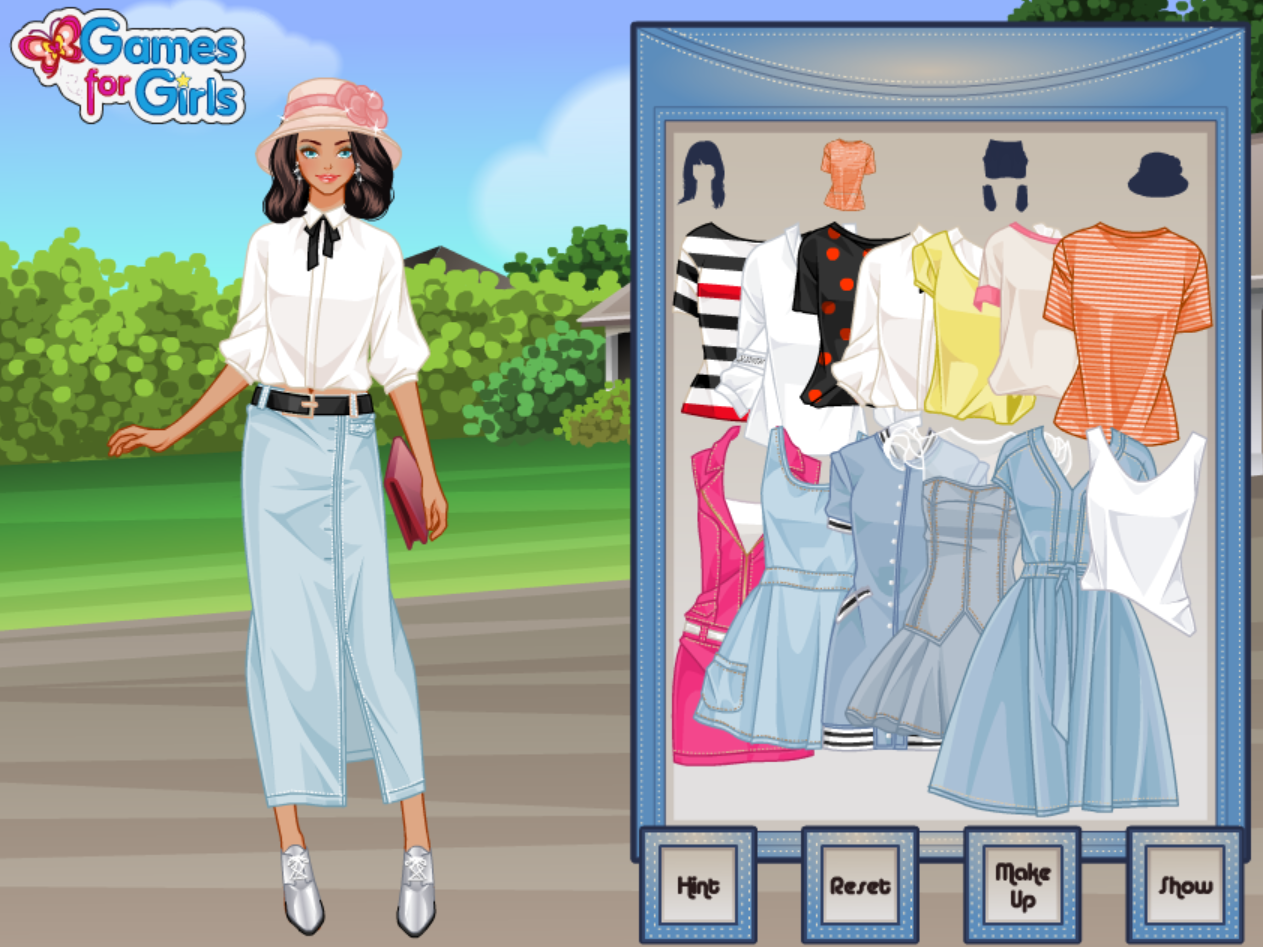 Early Fall Denim Dresses - Play Online on Flash Museum 🕹️