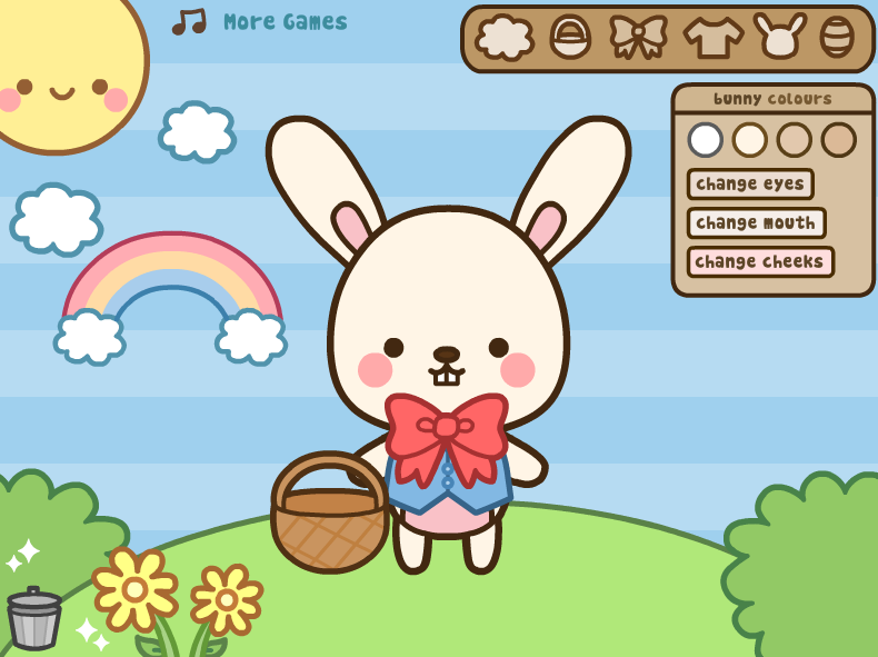 Easter Time Dress Up! - Play Online on Flash Museum 🕹️