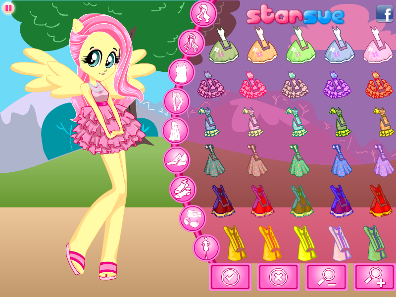 Equestria Girls: Fluttershy - Play Online on Flash Museum 🕹️