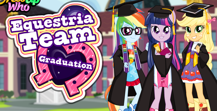Equestria Team Graduation - Play Online on Flash Museum 🕹️