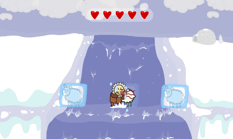 Eskimo River Rush - Play Online on Flash Museum 🕹️