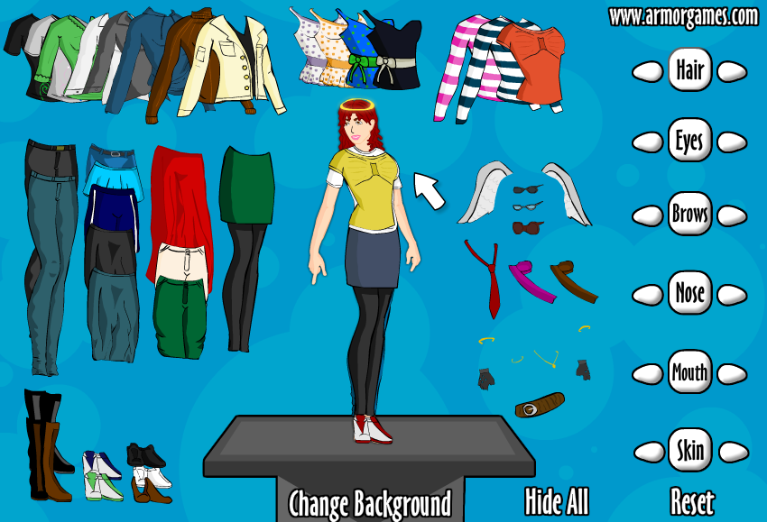 Fasion Dress Up - Play Online on Flash Museum 🕹️