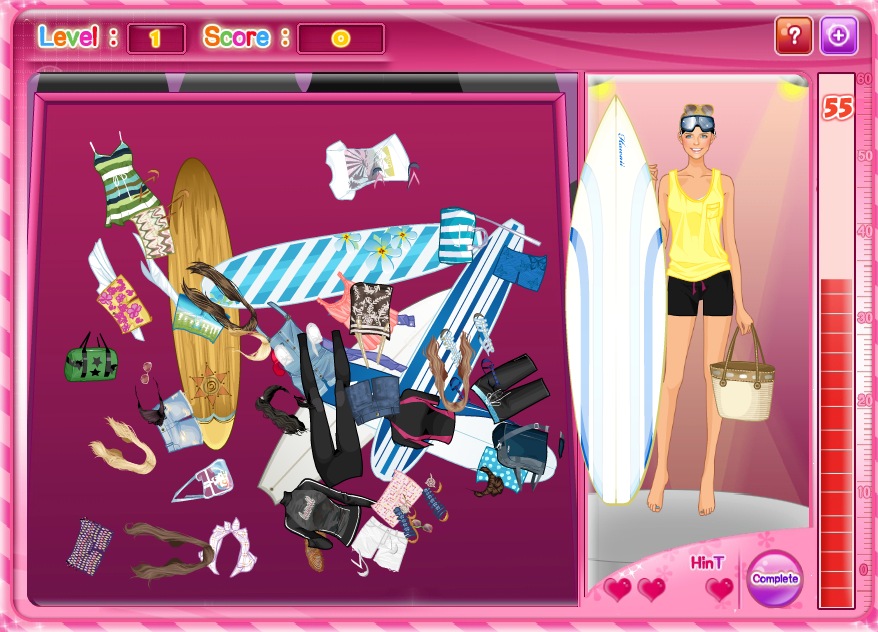 Find Styling Game: Surf's Up - Play Online on Flash Museum 🕹️