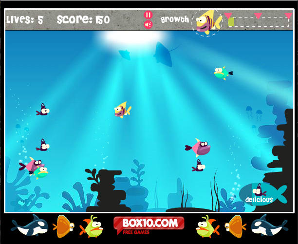 Fish For Food - Play Online on Flash Museum 🕹️