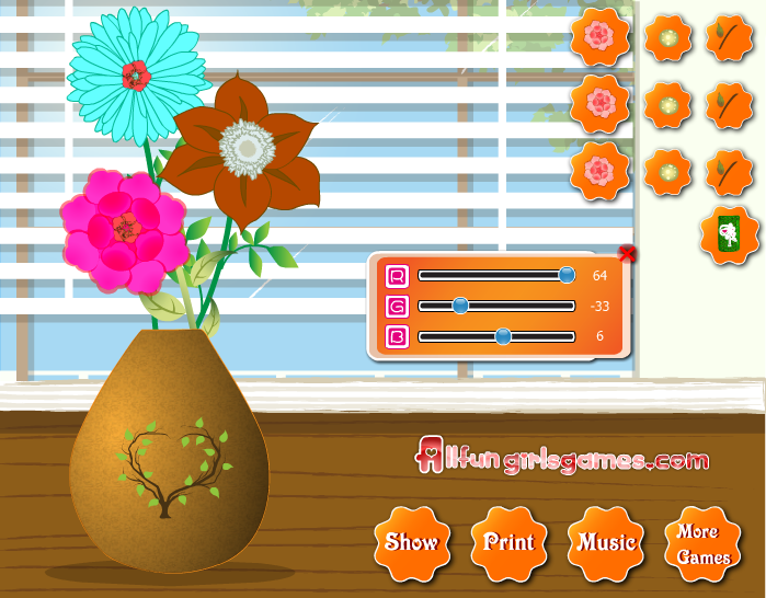 Flower Designer - Play Online on Flash Museum 🕹️