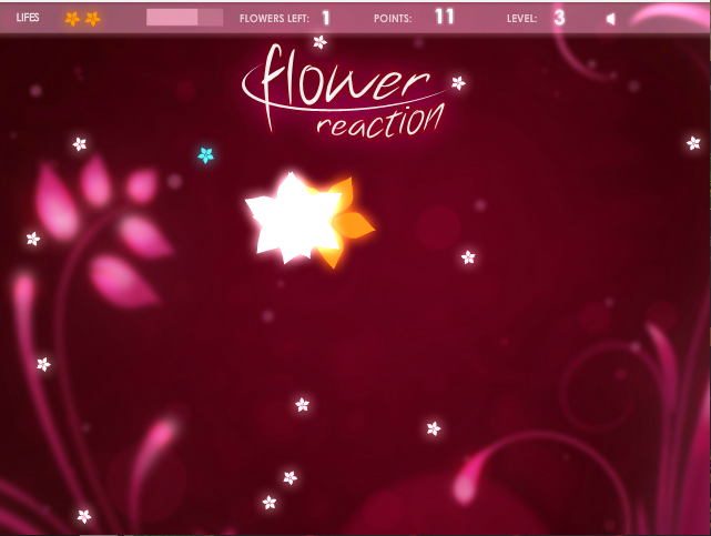 Flower Reaction - Play Online on Flash Museum 🕹️