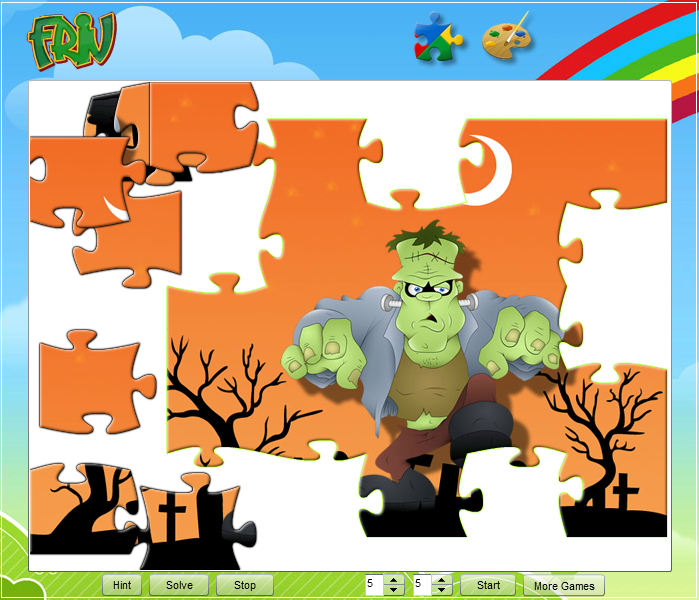 Frankenstein Jigsaw Puzzle - Play Online on Flash Museum 🕹️