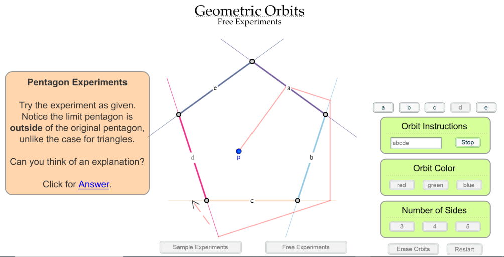 Geometric Orbits - Play Online on Flash Museum 🕹️