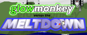 Glowmonkey versus the Meltdown - Play Online on Flash Museum 🕹️