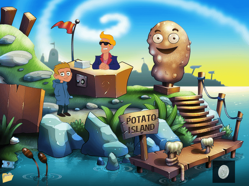 Greetings from Potato Island - Play Online on Flash Museum 🕹️
