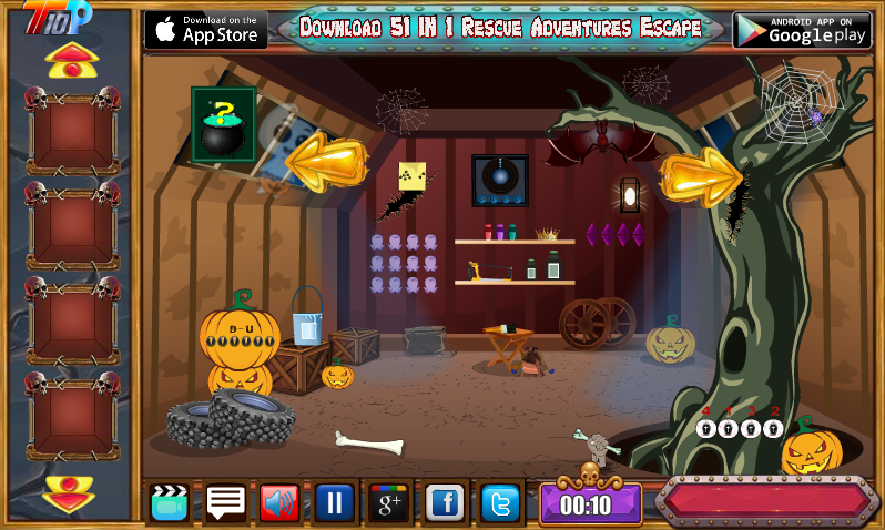 Halloween Escape From Broken House - Play Online on Flash Museum 🕹️