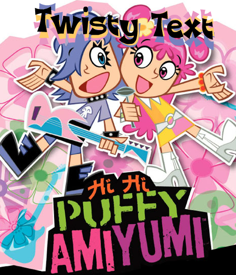 Hi Hi Puffy AmiYumi: Twisty Text - Play Online on Flash Museum 🕹️