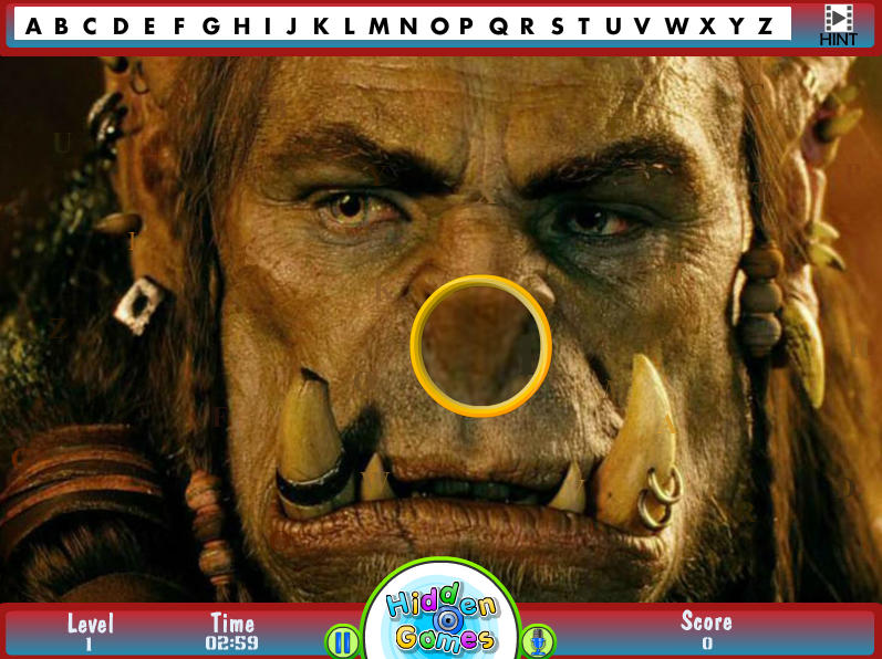 Hidden Alphabets Warcraft - Play Online on Flash Museum 🕹️