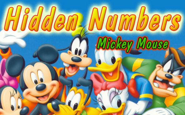 Hidden Numbers: Mickey Mouse - Play Online on Flash Museum 🕹️