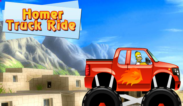 Homer Truck Ride - Play Online on Flash Museum 🕹️